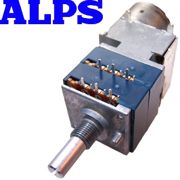ALPSMOT-02: Alps motorised 20K dual log potentiometer | Hifi Collective
