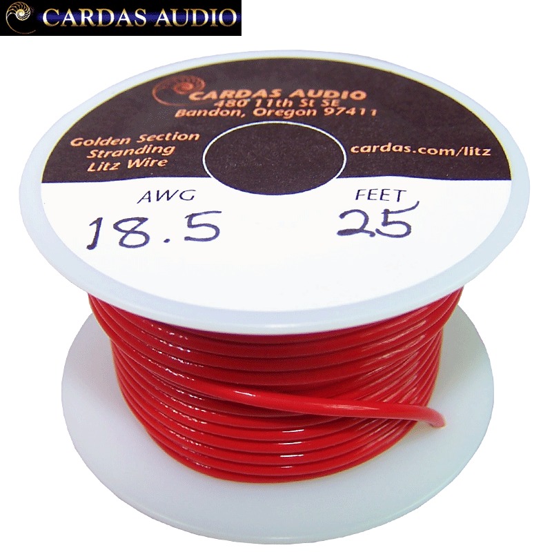 Cardas 18.5 AWG (1.1mm dia.) Litz Copper multistrand wire | Hifi Collective