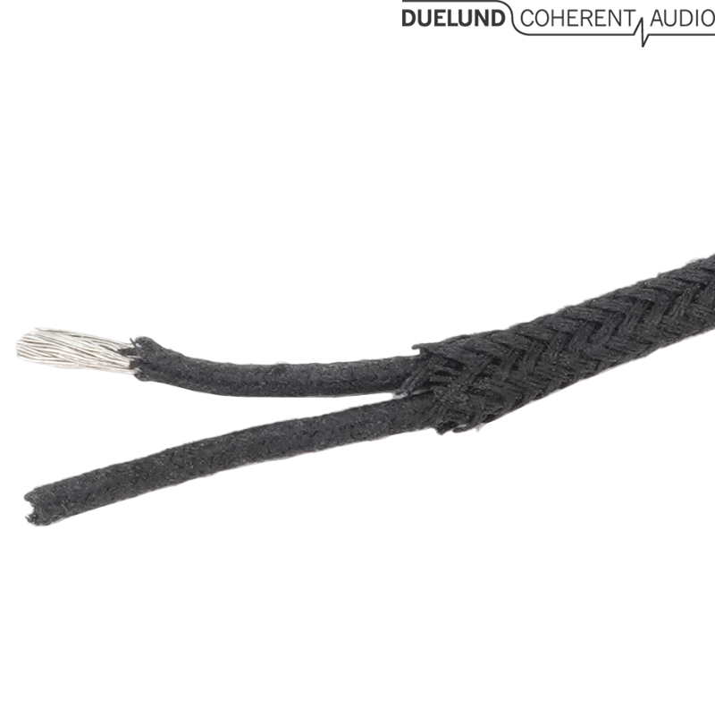 Duelund Dual DCA12GA tinned copper multistrand wire in cotton and oil ...