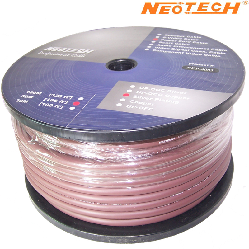Neotech NEP-4003 UP-OFC Copper Silver plated Mains Cable | Hifi Collective